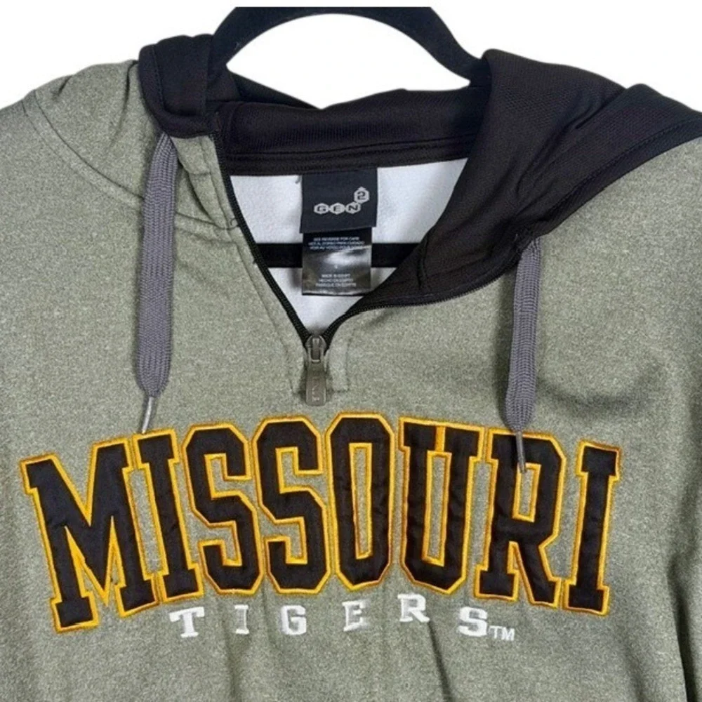 Gen2 | Shirts | Gen2 Missouri Tigers Quarter Zip Hoodie Mens Large ...